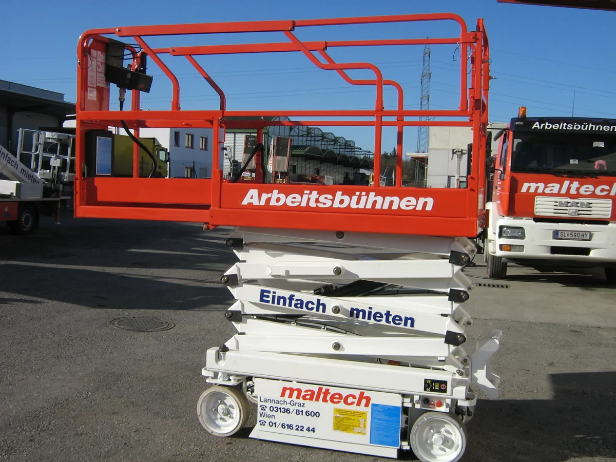 Scheren-Arbeitsbühne MS 77 | maltech.com