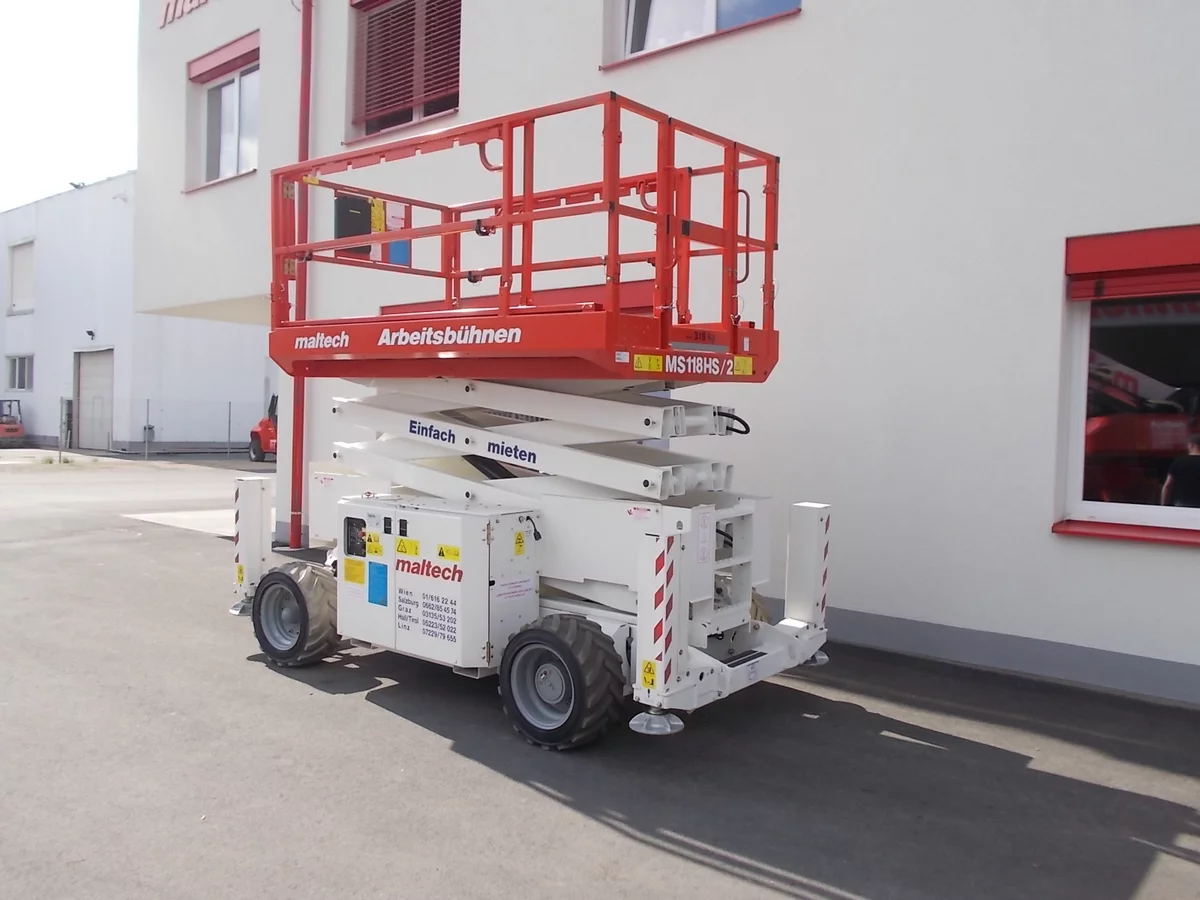 Scheren-Arbeitsbühne MS 118HS | maltech.com