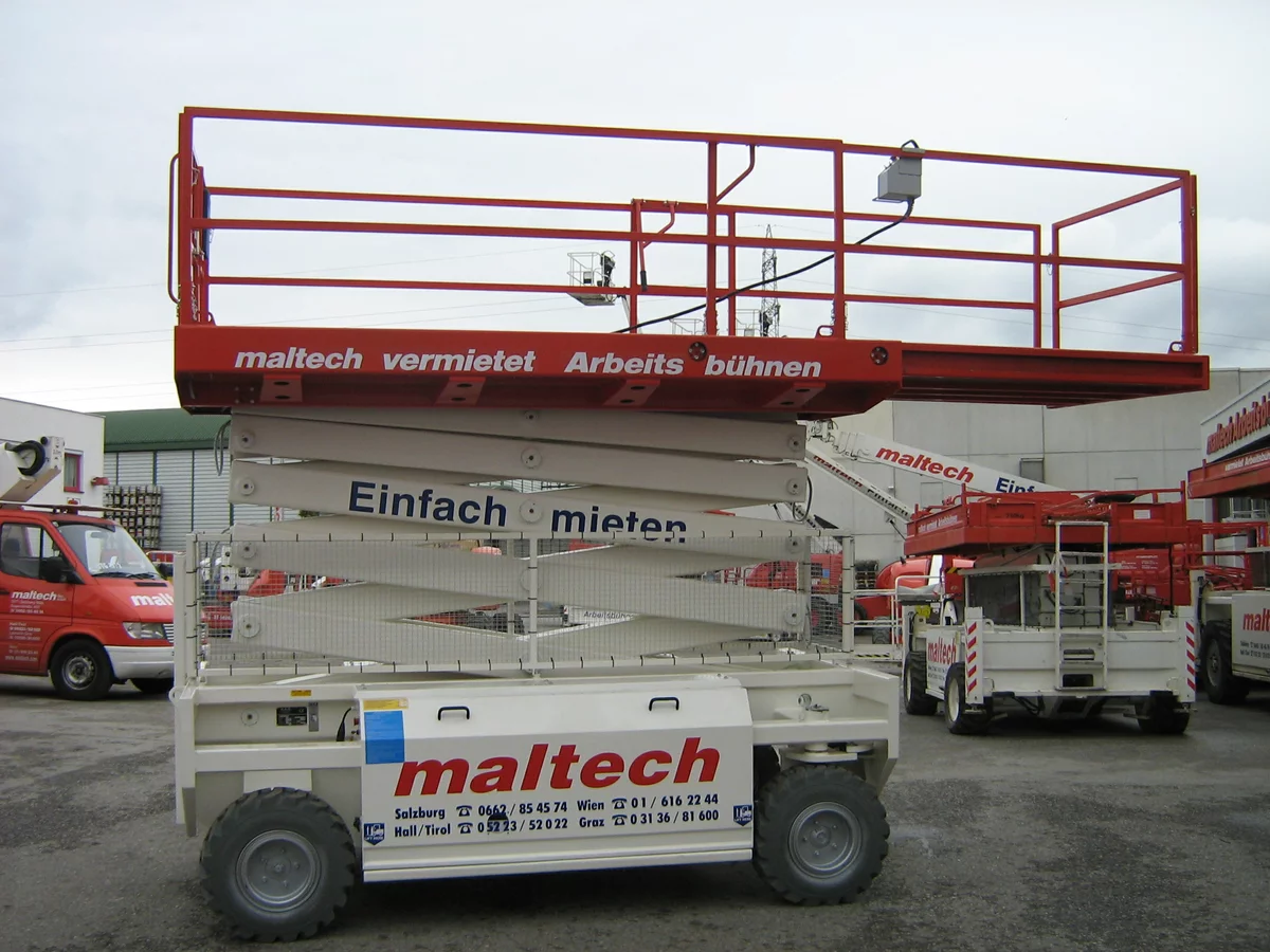 Scheren-Arbeitsbühne MS 154 | maltech.com