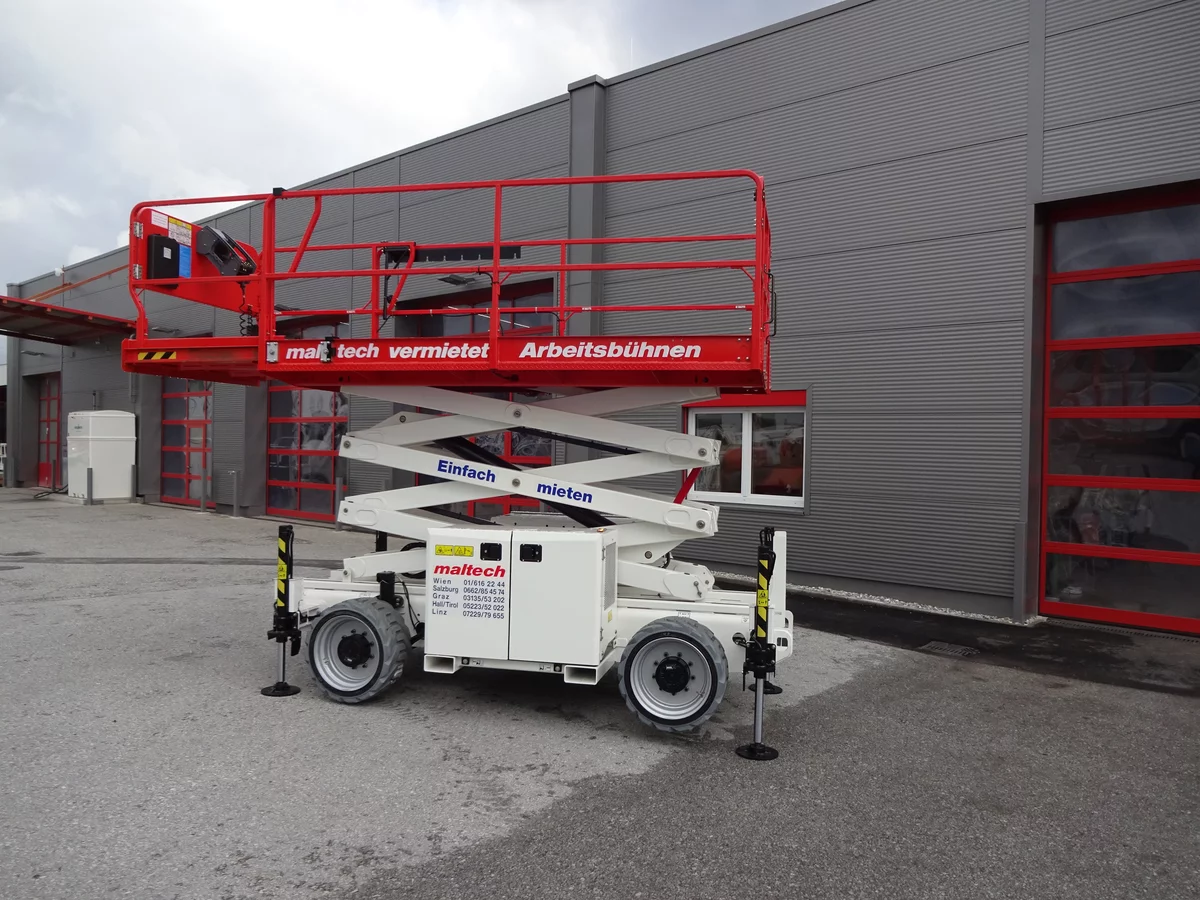 Scheren-Arbeitsbühne MS 100DAS | maltech.com